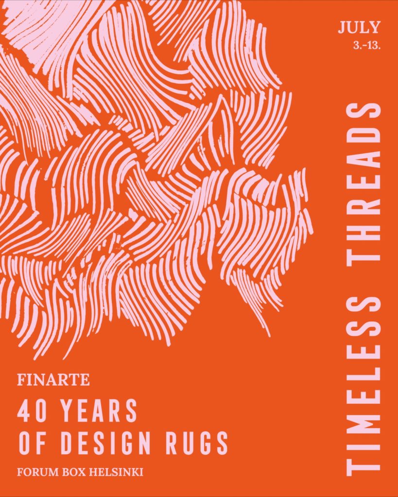 TIMELESS THREADS – 40 YEARS OF DESIGN RUGS – Forum Box